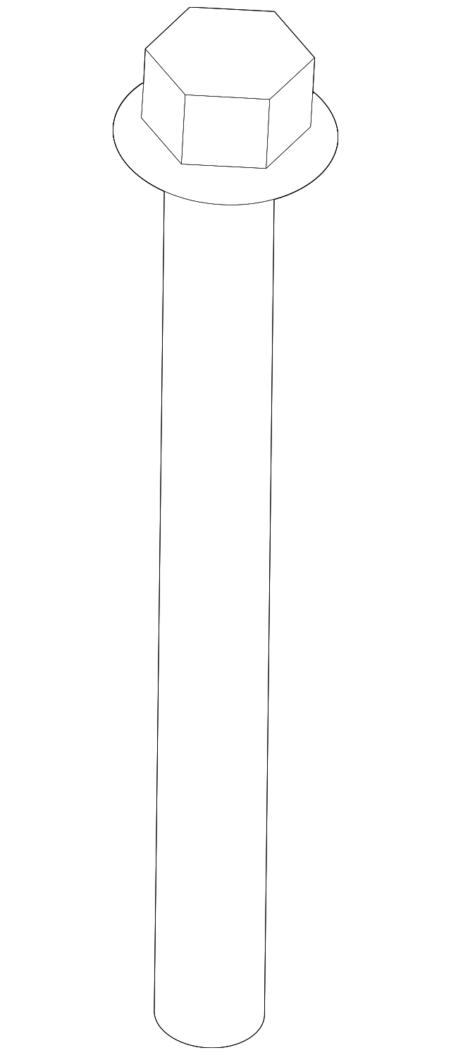 2007-2014 GM M14x2x140 Front Bumper Impact Bar Bolt 11519154 GM ...