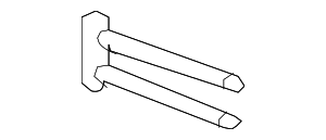 15918817 - Front Bumper Reinforcement Stud Plate 2007-2014 GM ...