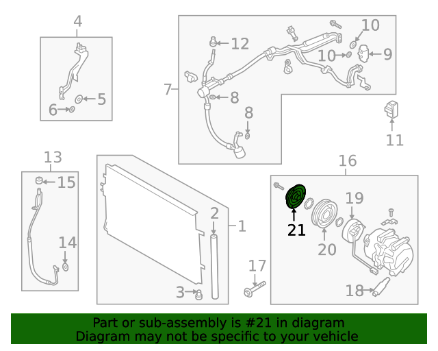 2020-2023 Hyundai Palisade Clutch Plate & Hub Assembly 97644-S8000 ...