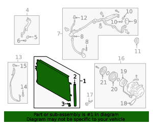 2020-2025 Hyundai Palisade A/C Condenser 97606-S8600 | OEM Parts Online