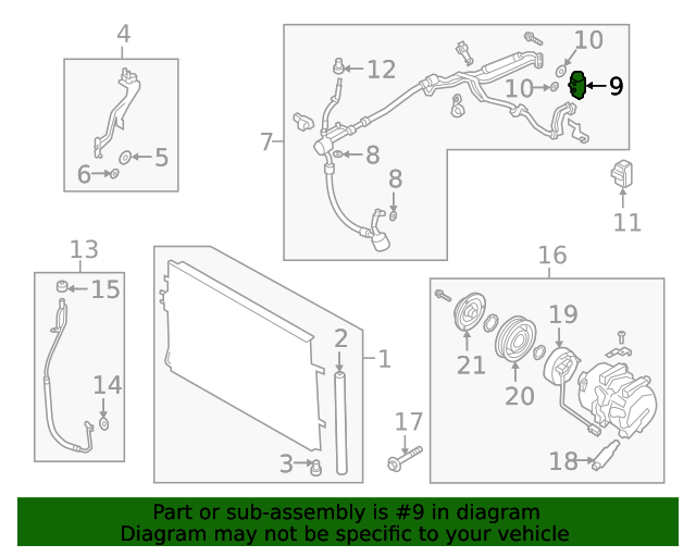 2016-2023 Hyundai Expansion Valve 97626-2P200 | OEM Parts Online