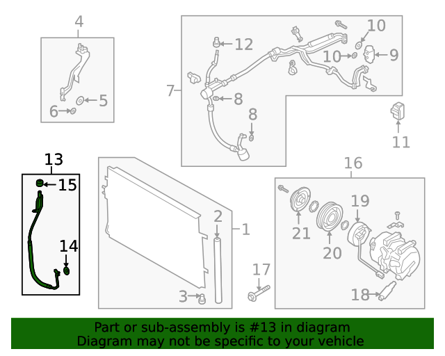 2021-2022 Hyundai Palisade Discharge Hose 97762-S8700 | OEM Parts Online