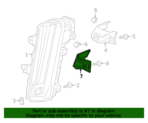 2020 Cadillac XT6 Lower Bracket 84550926 | GMPartsDirect.com