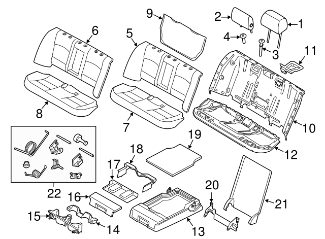 52-20-7-277-727 - Cup Holder 2011-2019 BMW | AutoNationParts.com