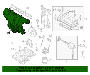 2006-2013 Mazda Intake Manifold l3bt13100 | AutoNationParts.com