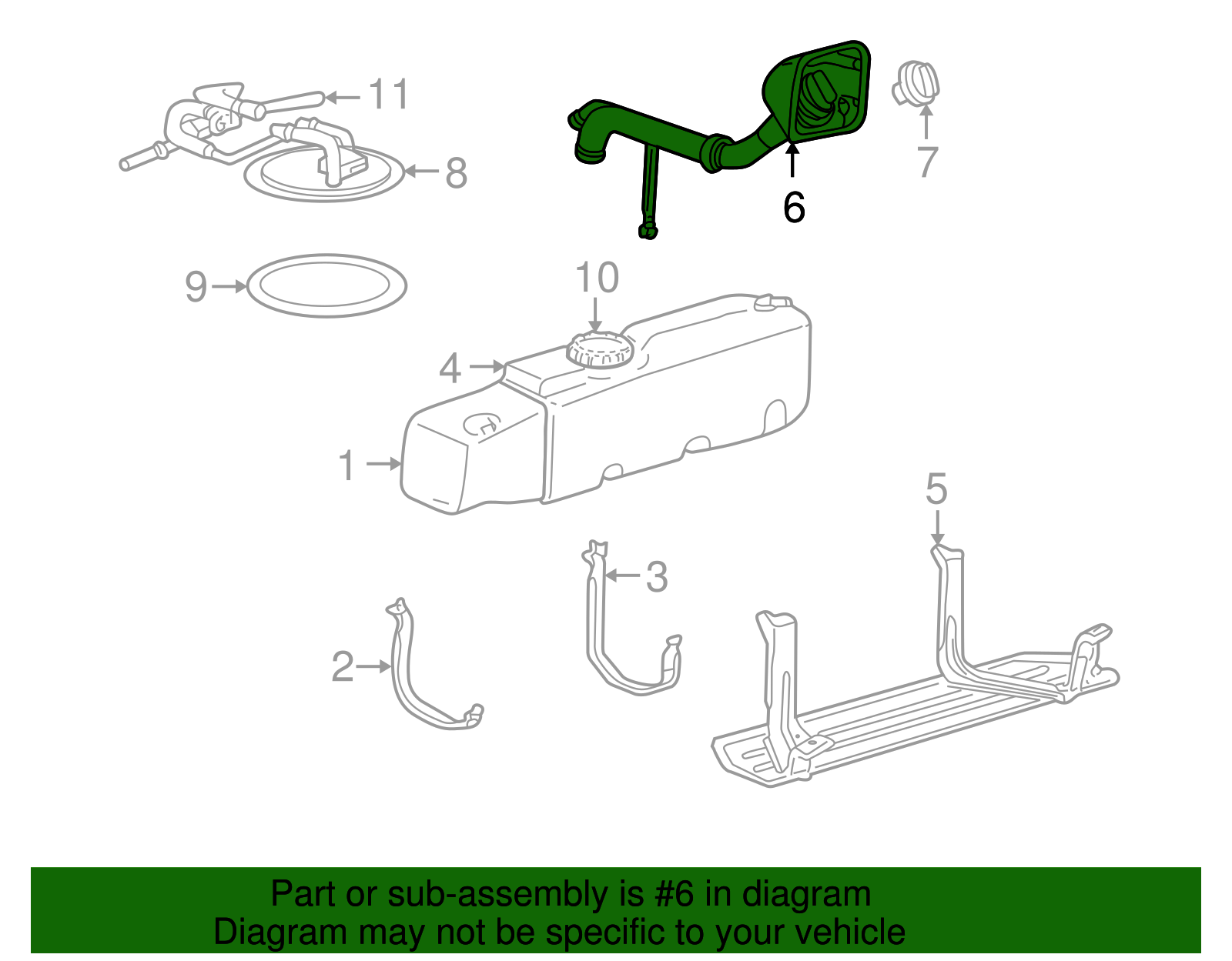 2006-2011 Ford Ranger Fuel Filler Neck 7L5Z-9034-A | Retail Performance ...