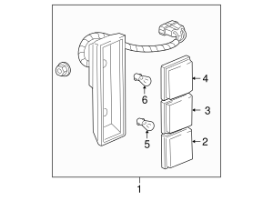 Tail Lamp Assembly #15148690 19420344 | TascaParts.com
