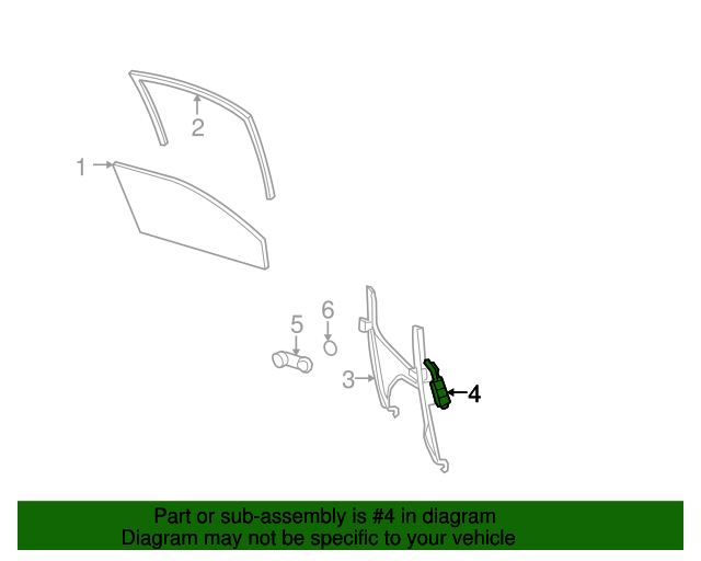 2007-2017 Jeep Window Motor - Driver's Side (LH) 68002899AA ...