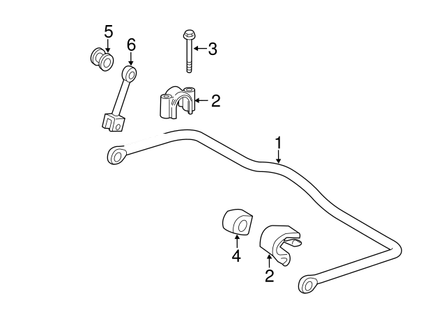906-320-24-11 - Stabilizer Bar 2010-2018 Mercedes-Benz Sprinter 3500 ...