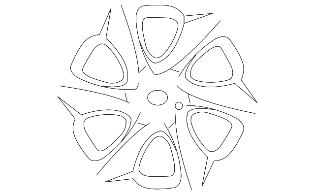 42602-0R040 - Wheel Cover - 2019-2023 Toyota RAV4 | Toyota Parts Delivered