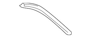 Genuine Toyota Convertible Top Seal part# 62742-06010 for 2004-2008 ...