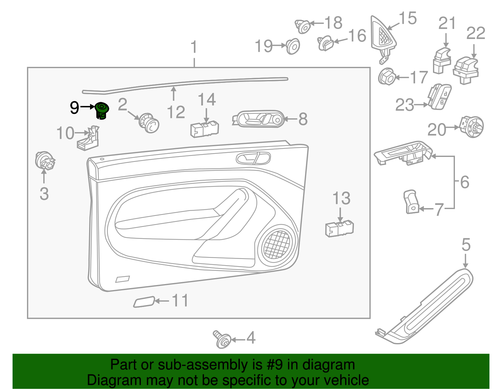 2012-2019 Volkswagen Beetle Escutcheon 5C5-919-242-9B9 | OEM Parts Online