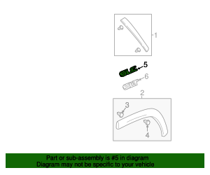 2021-2024 GMC Quarter Panel Emblem 84732021 GM | GMPartsDirect.com