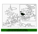 2014-2020 GM Front Floor Console Front Compartment 23362989 ...