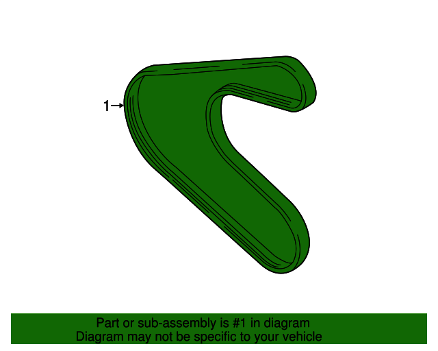 2014-2020 Mitsubishi Serpentine Belt 1340A146 | MitsubishiParts.com