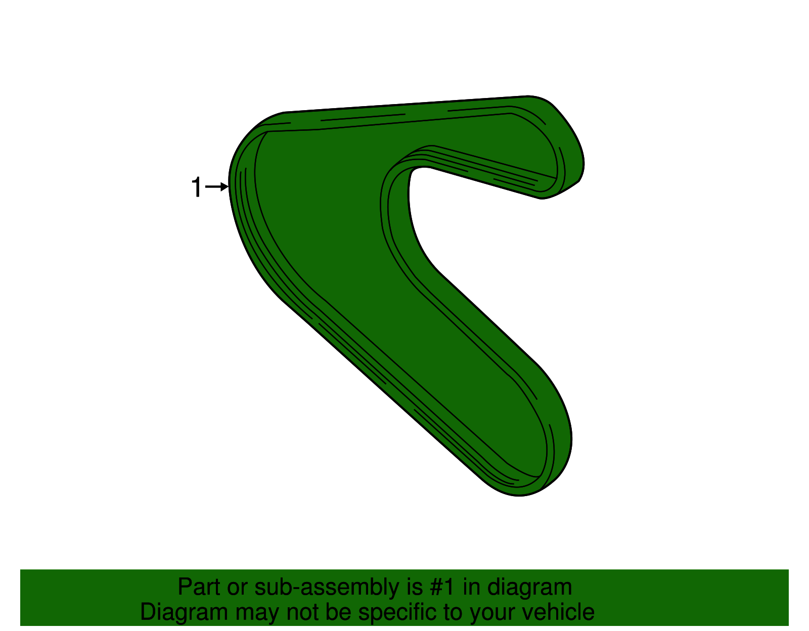 2020-2024 Mitsubishi Serpentine Belt 11720W020P | OEM Parts Online