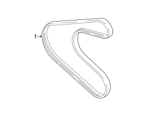 1340A146 - Serpentine Belt 2014-2020 Mitsubishi | Mitsubishi Direct Parts