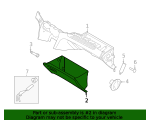 2019-2020 Hyundai Santa Fe Glove Box Door 84510-S2000-NNB | OEM Parts ...