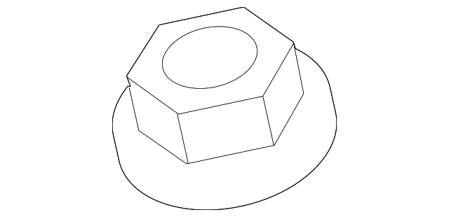 N-102-861-08 - Converter & Pipe Lock Nut 2008-2018 Audi | Audi OEM Parts