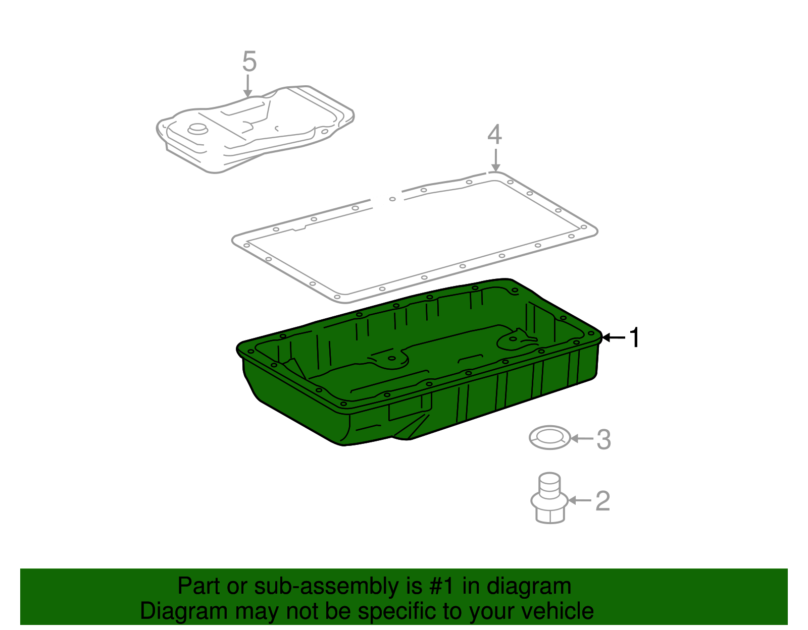 35106-30270 - Transmission Oil Pan 2006-2015 Lexus | AutoNation Parts