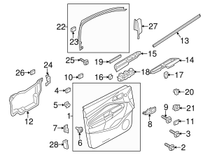 2017-2019 Ford Escape Handle, Inside GJ5Z-5822601-DB | Online Ford ...