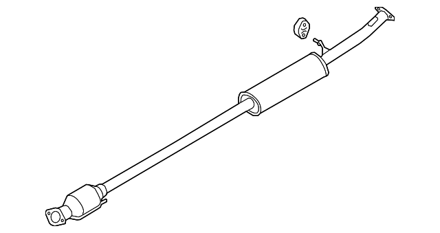 2018-2021 Hyundai Tucson Front Muffler 28600-D3770 | Conicelli Hyundai