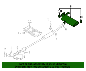 2019-2021 Hyundai Tucson Rear Muffler 28710-D3580 | OEM Parts Online