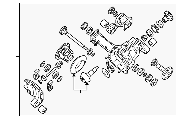 38500-8S11B - High-Quality Differential Assembly for 2004-2010 Infiniti ...