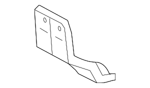 86635-A7510 - Impact Bar Lower Bracket 2014-2016 Kia Forte5 | Kia.Parts ...