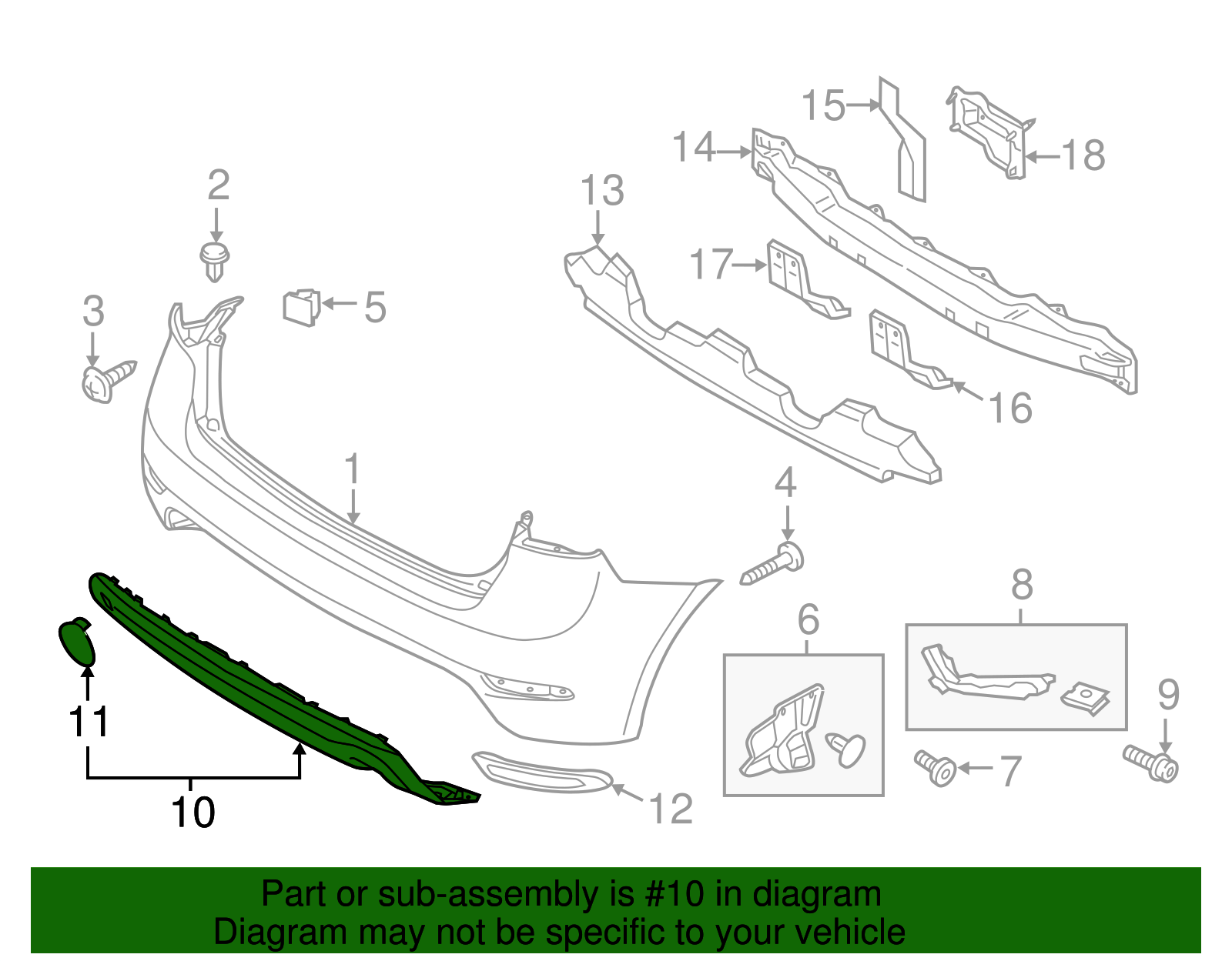 86695-A7510 - Lower Cover 2014-2016 Kia Forte5 | Kia.Parts Store