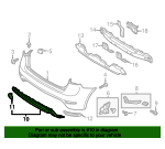 2014-2018 Kia Forte5 Lower Cover 86695-A7500 | TascaParts.com