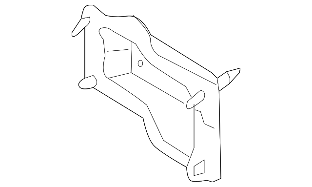 86641-A7520 - Bumper Bracket 2017-2018 Kia Forte5 | Kia.Parts Store