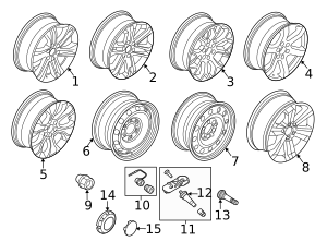 KL3Z-1007-F 2018-2023 Ford F-150 Wheel Assembly | Fairway Ford Parts