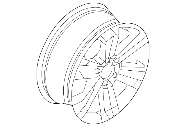 Genuine OEM Ford Part - Wheel Assembly KL3Z-1007-F | Genuine OEM Ford ...