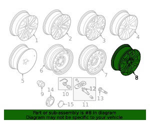 KL3Z-1007-F 2018-2023 Ford F-150 Wheel Assembly | Fairway Ford Parts