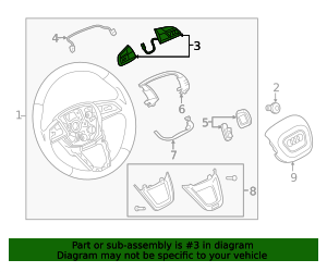 2020-2021 Audi RS Q8 Multi Switch 4M8-951-523-F | Audi USA Parts
