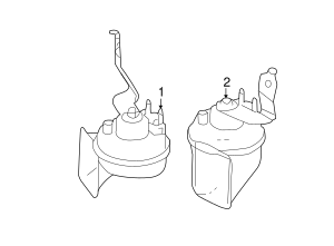007-542-59-20 - High Note Horn 2012-2020 Mercedes-Benz | Mercedes-Benz ...