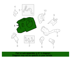 2008-2010 Ford Shroud 7C3Z-3530-BB | TascaParts.com