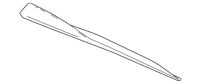 2020-2022 Chevrolet Corvette Rocker Molding 85130369 | GMPartsDirect.com