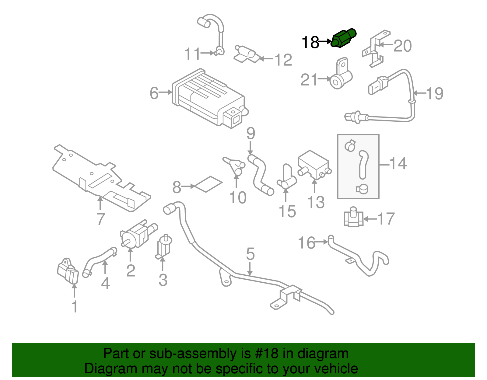 Genuine OEM PCV Valve Part# 26740-3C200 Fits 2006-2020 Hyundai: Up To ...