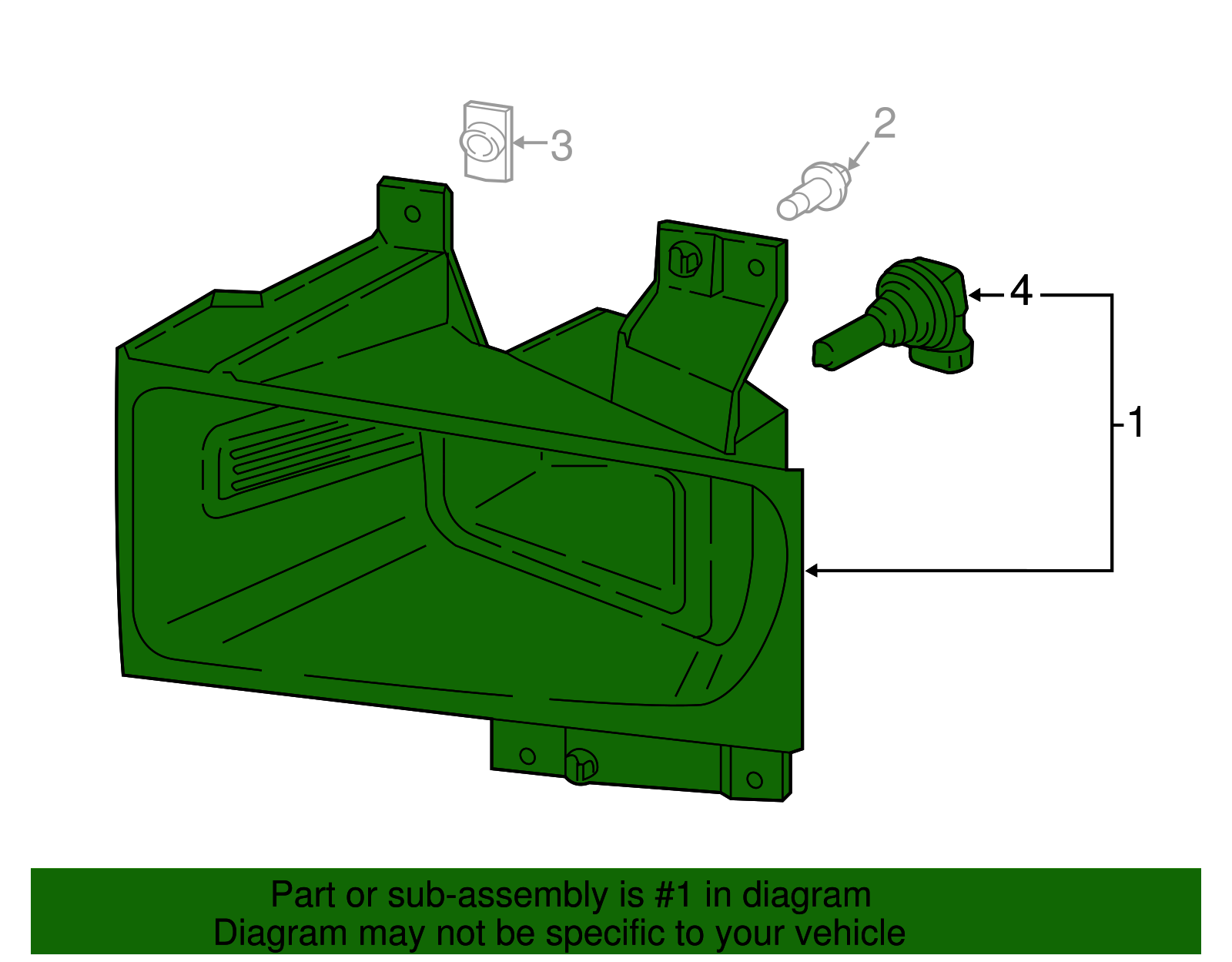 2020-2022 Ford Fog Lamp Assembly LC3Z-15201-A | TascaParts.com