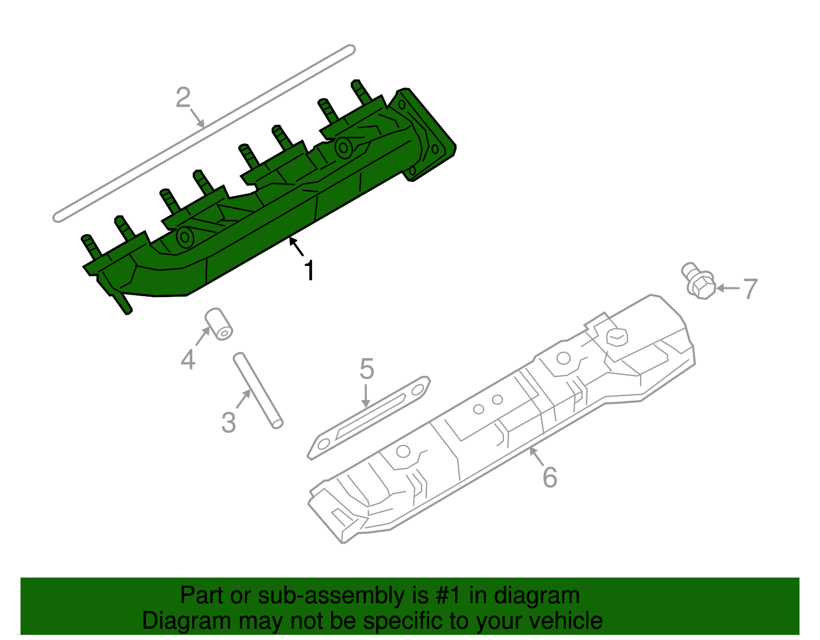 2016-2019 Nissan TITAN XD Exhaust Manifold 14004-EZ40B | OEM Parts Online