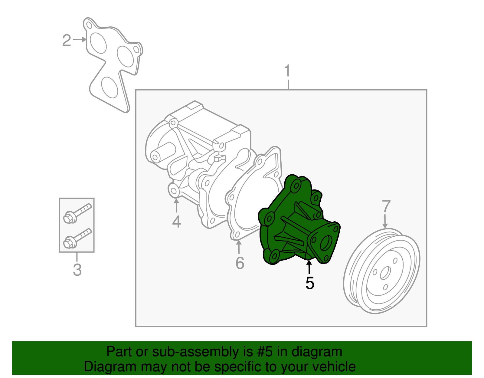 25110-2G510 - Engine Water Pump 2014-2015 Hyundai Tucson | AutoNation Parts