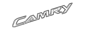 2012-2017 Toyota Camry Nameplate 75442-06190 | OEM Parts Quick