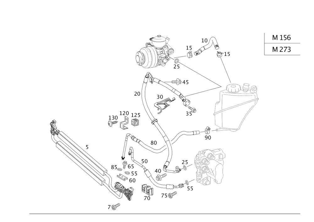 221-997-12-82 - Hose 1954-2014 Mercedes-Benz | Mercedes-Benz USA Parts