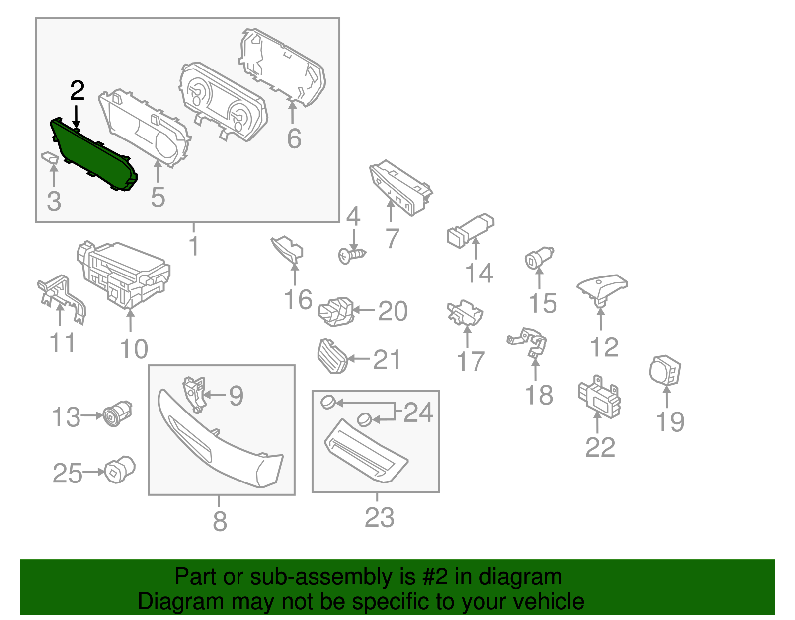 94360-D2000 - High-Quality Instrument Panel Lens for 2017-2022 Genesis ...