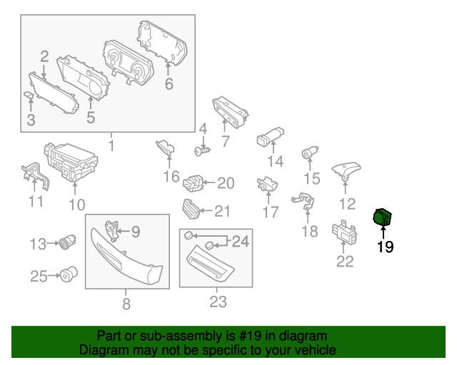 94510-D2500 - Clock - 2017-2019 Genesis G90 | World OEM Parts Hyundai