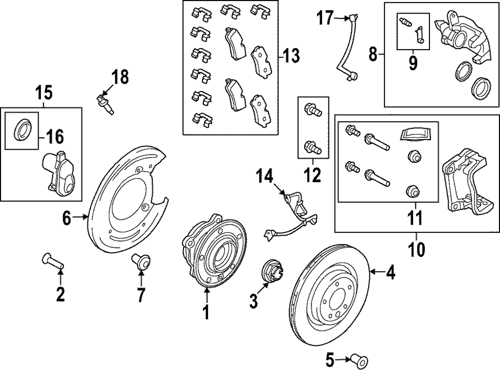 2022-2025 Land Rover Disc Brake Rotor LR153556 | OEM Parts Online