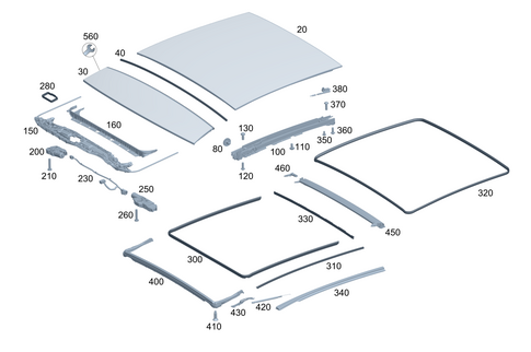 Panoramic Sunroof for 2025 Mercedes-Benz EQB 250+ | Mercedes-Benz USA Parts