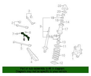 48706-53020 - Ft Lateral Rod - 2006-2013 Lexus | MyLexusParts